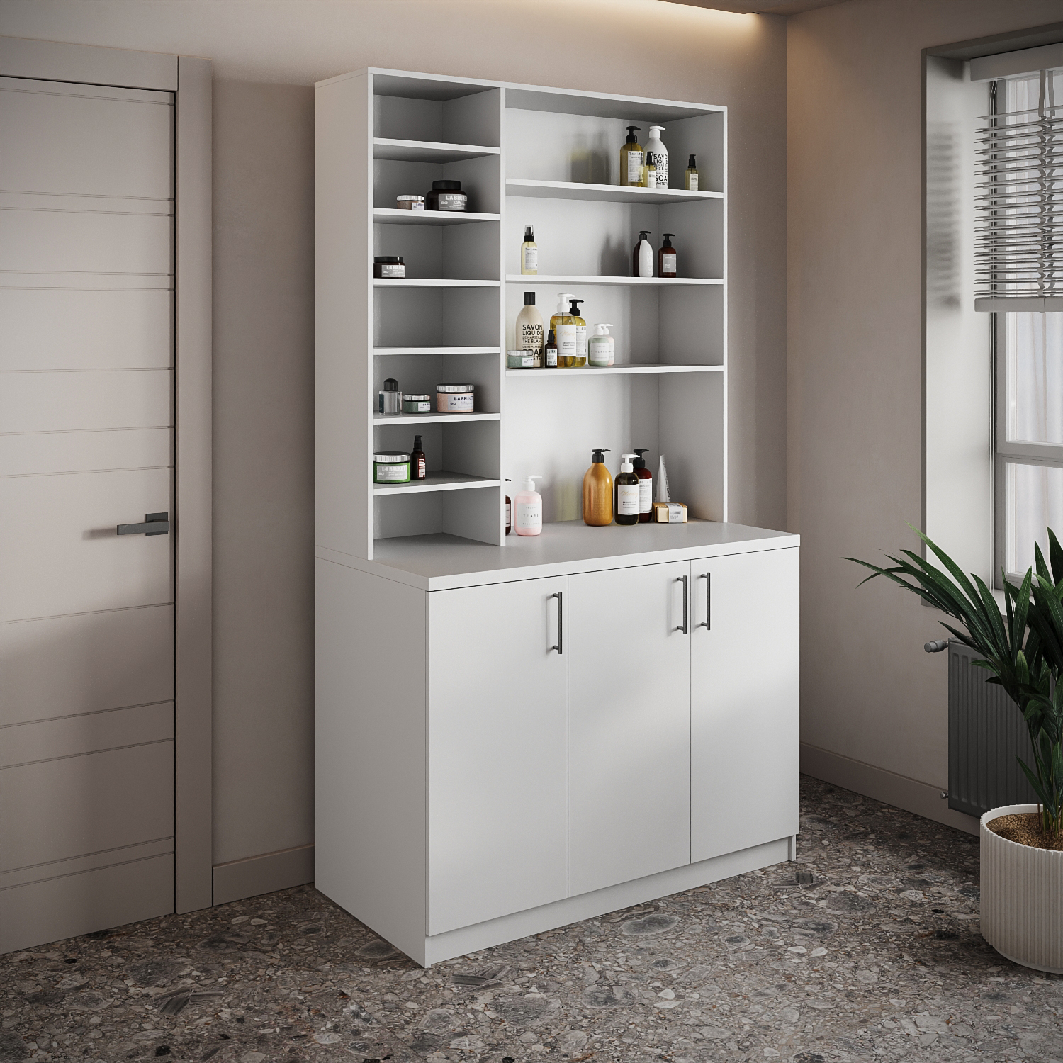 Buy Laboratory cabinet, 2150/1200/600mm. (Nymphaea Alba) | 🌟SOFIA Style